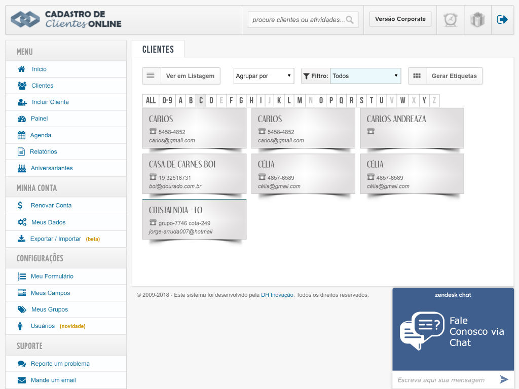 Cadastro de Clientes Online - Sua ferramenta de cadastro na Internet